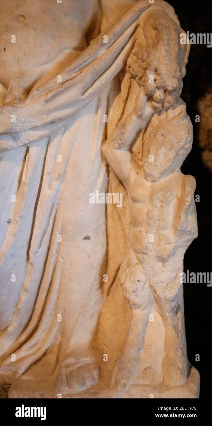 Deity With Goat Legs