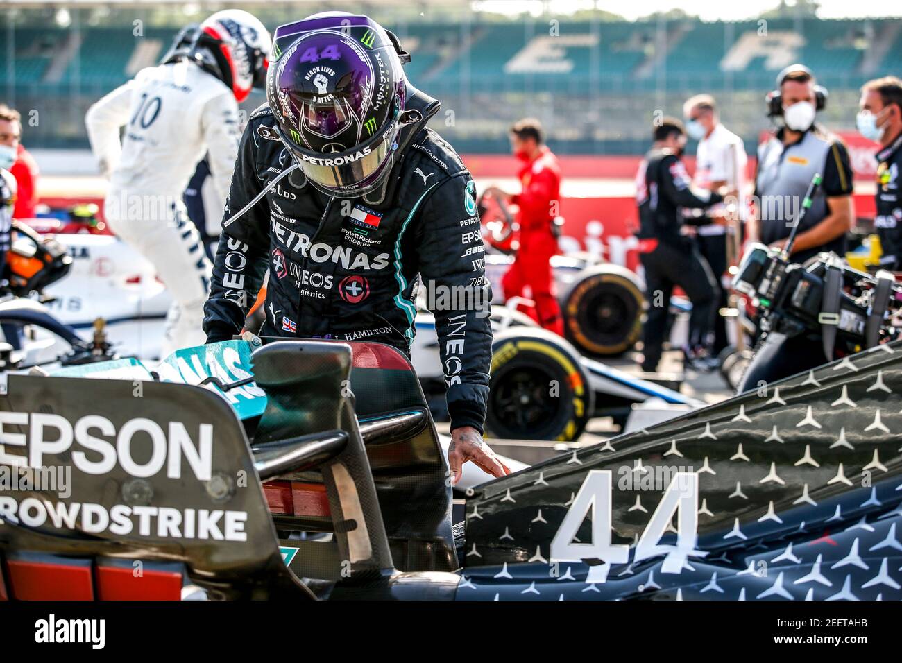 Lewis hamilton 2020 silverstone hi-res stock photography and images - Alamy