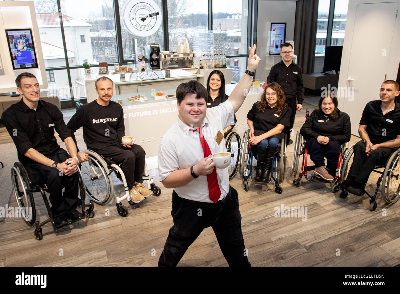 MINSK, BELARUS - January 2021: Disability Inclusion Team at an ...