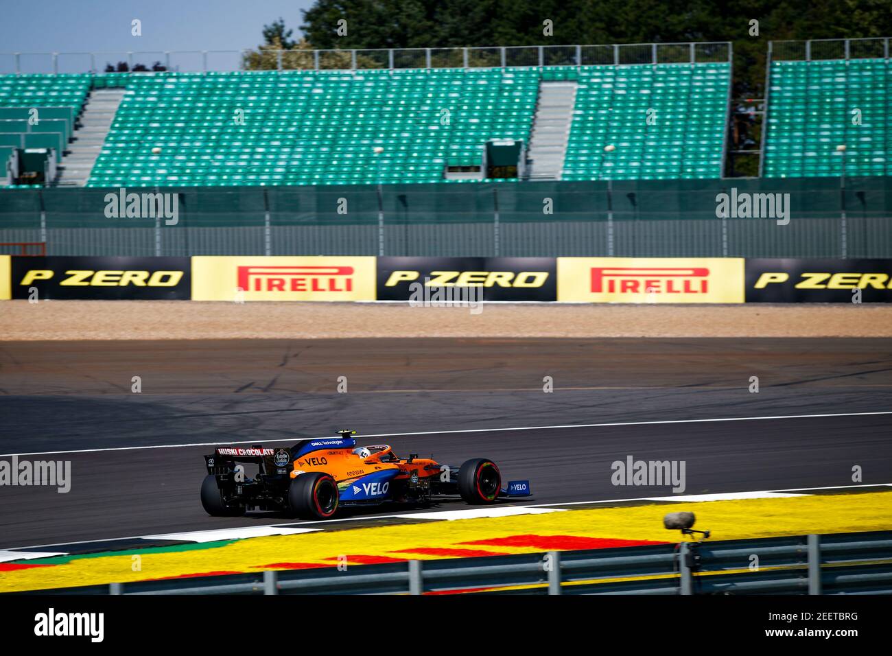 NORRIS Lando (gbr), McLaren Renault F1 MCL35, action during the Formula ...