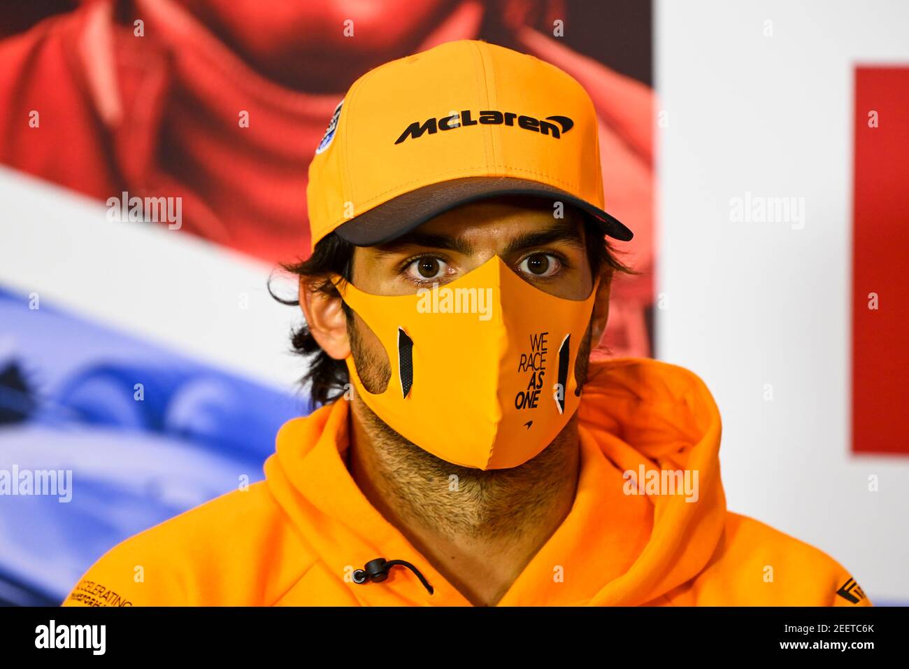SAINZ Carlos (spa), McLaren Renault F1 MCL35, portrait during the ...