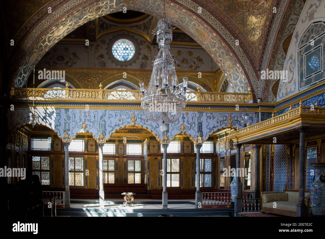 Old window Architecture from the Ottoman times In Istanbul Stock Photo ...