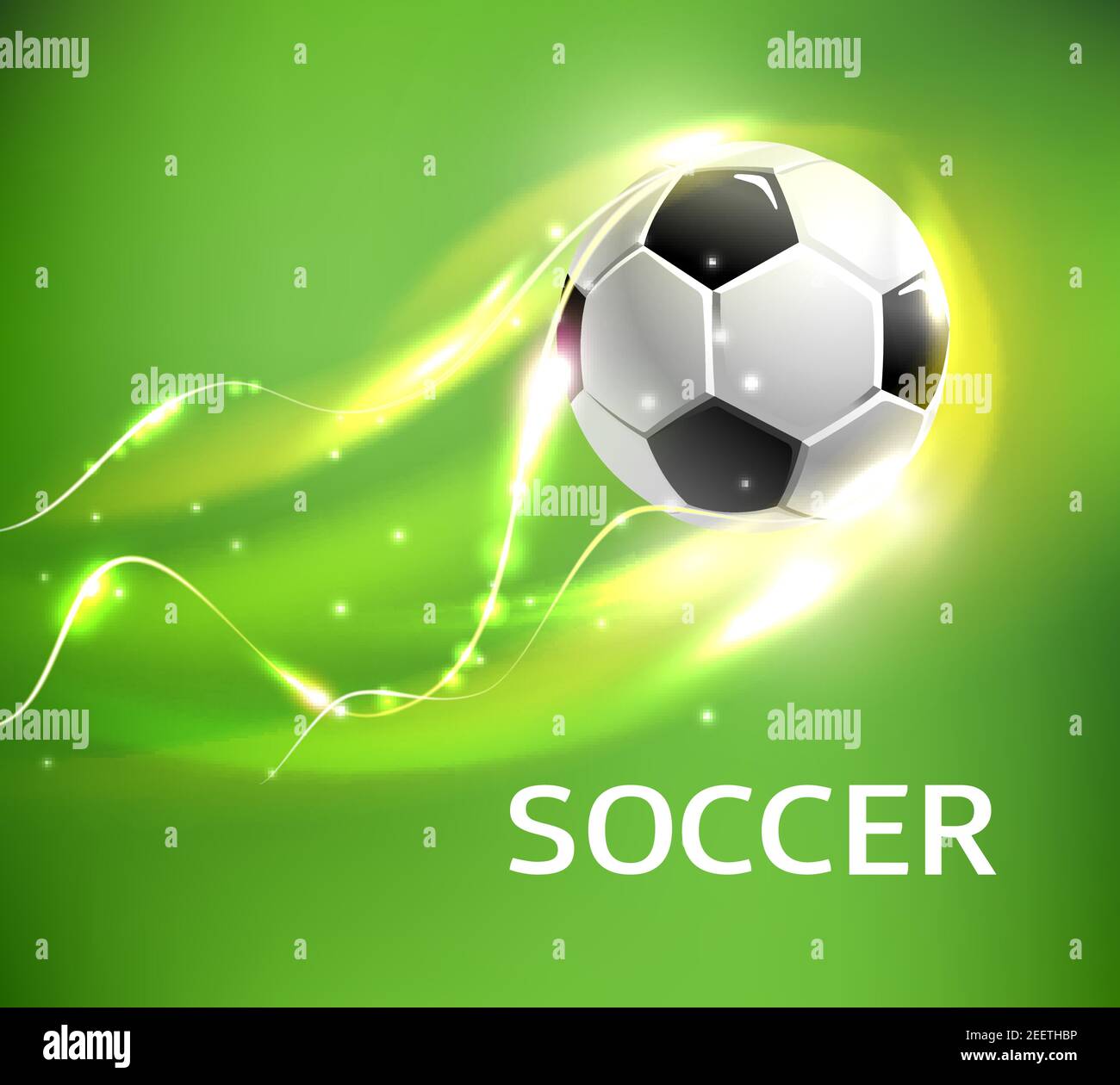 Green light trail Stock Vector Images - Alamy