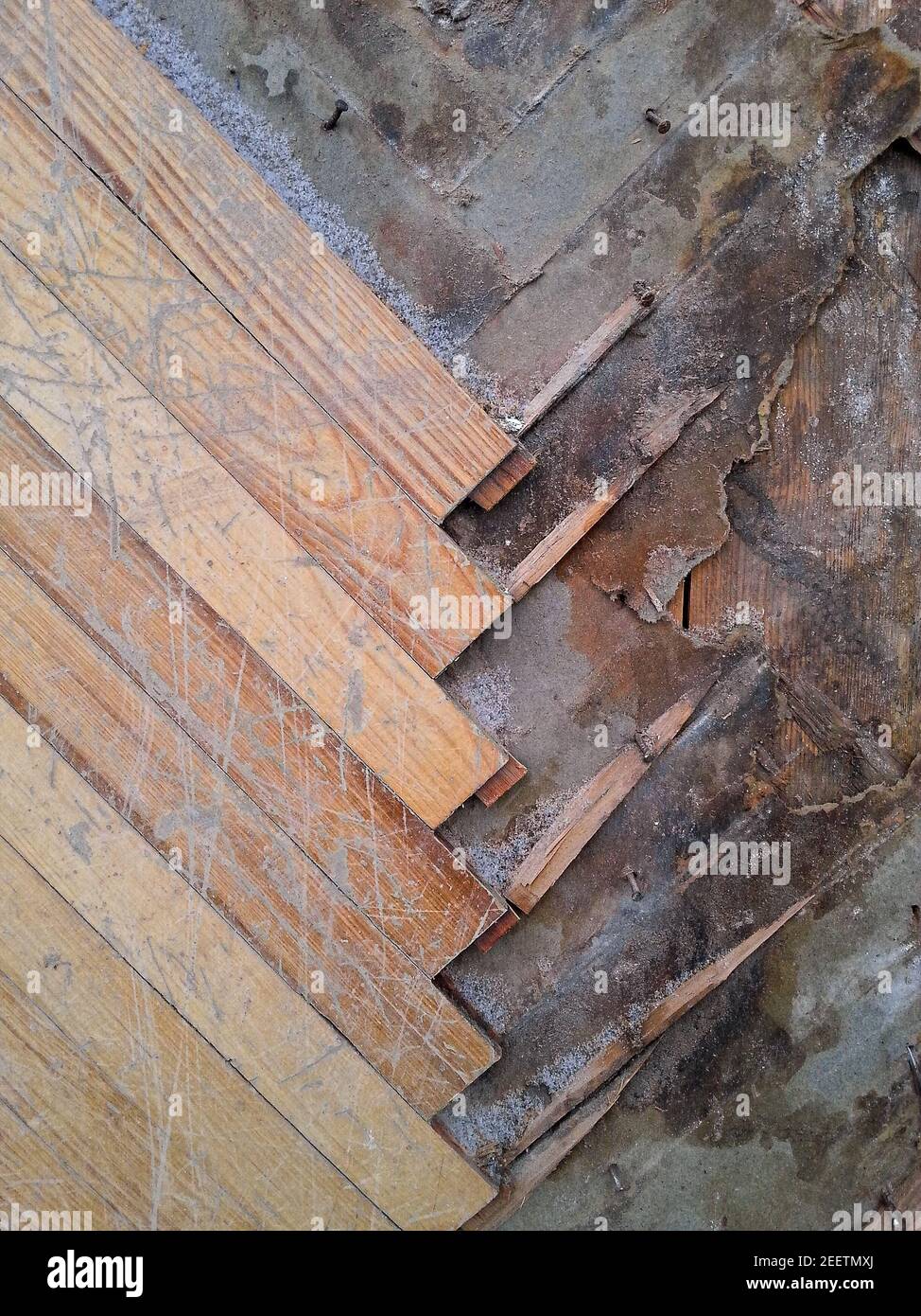Old vintage shabby wooden parquet floor background Stock Photo - Alamy