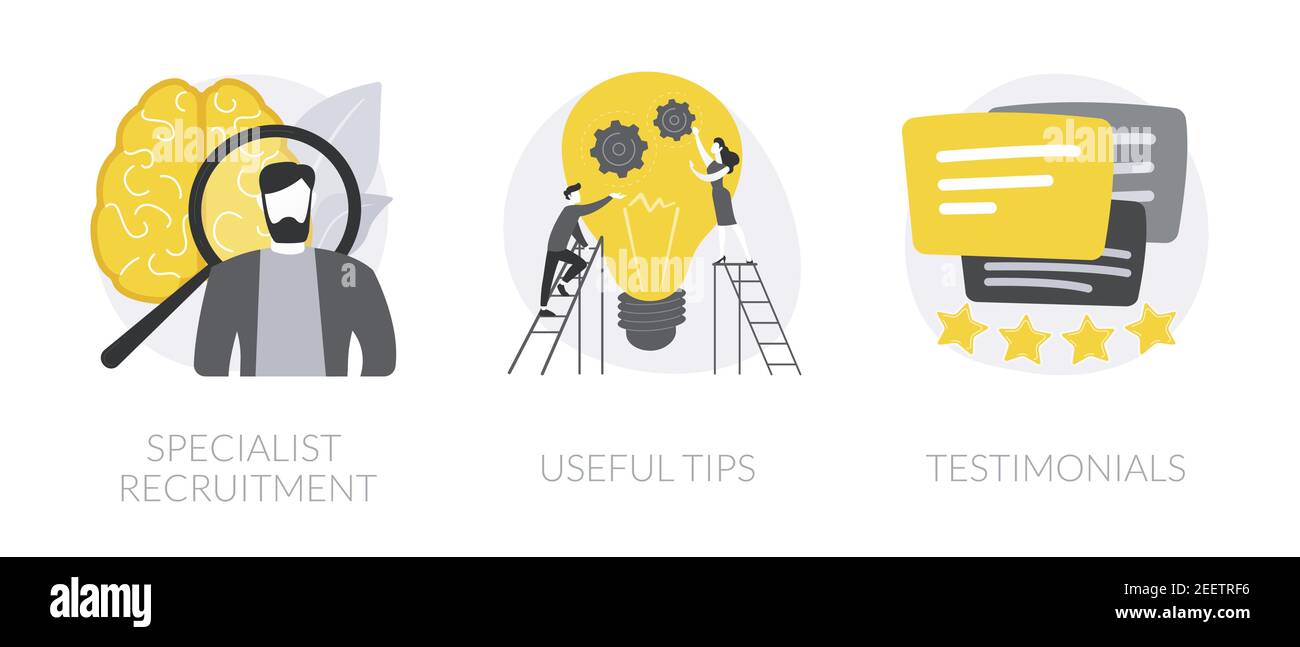 Human resources company abstract concept vector illustrations Stock ...