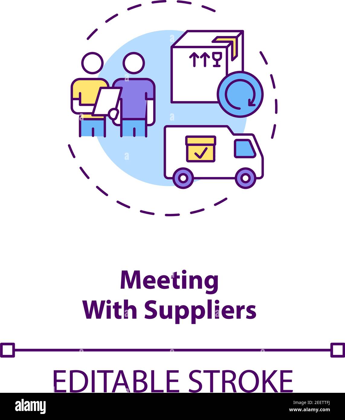 Supplier Icon Vector
