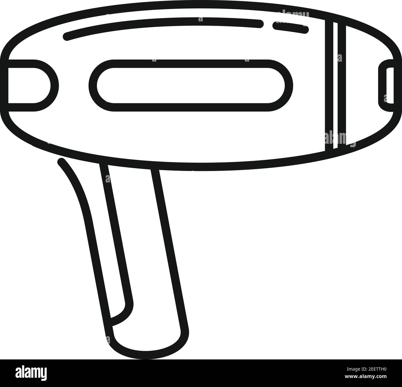 Laser hair depilator icon, outline style Stock Vector Image & Art - Alamy