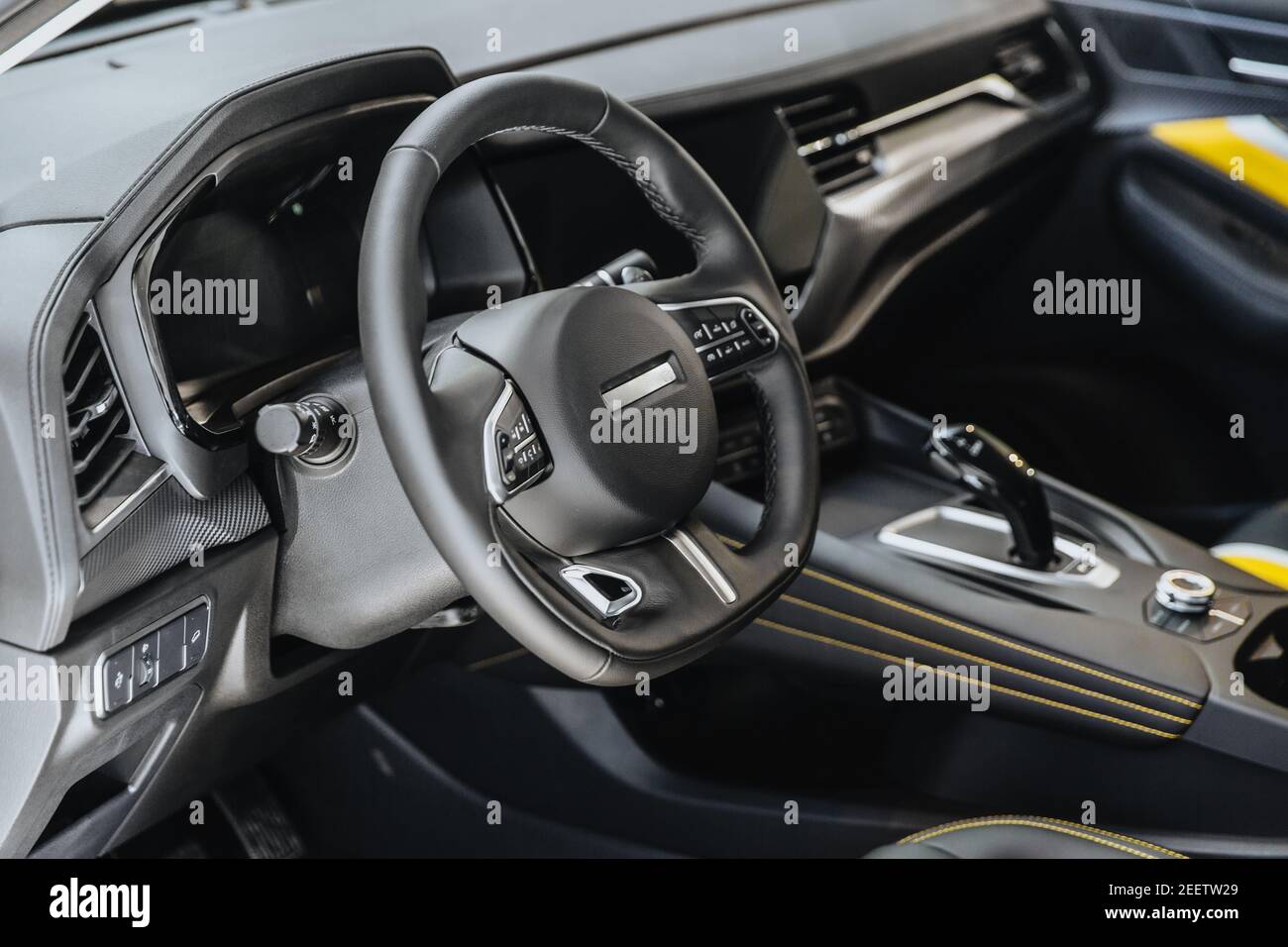 Car dashboard closeup view hi-res stock photography and images - Alamy