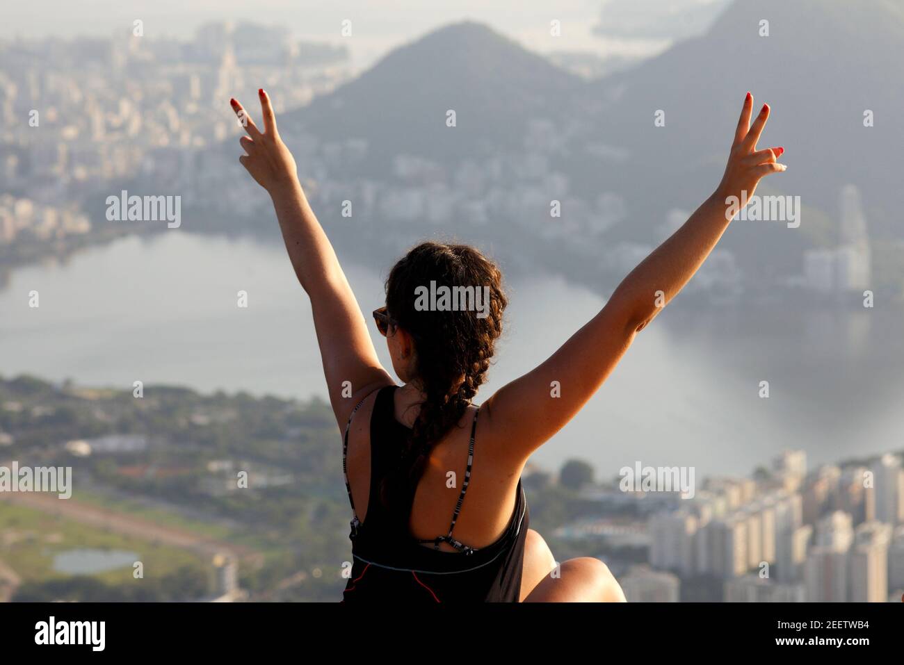 View of two brother mountain, Rio de Janeiro Stock Photo - Alamy
