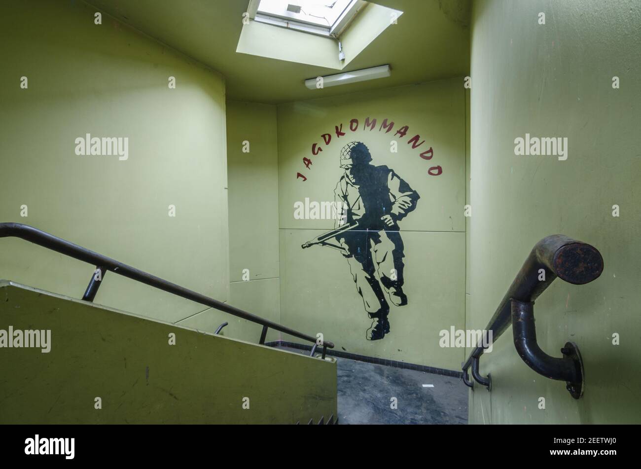 logo of hunting commando in barracks Stock Photo - Alamy