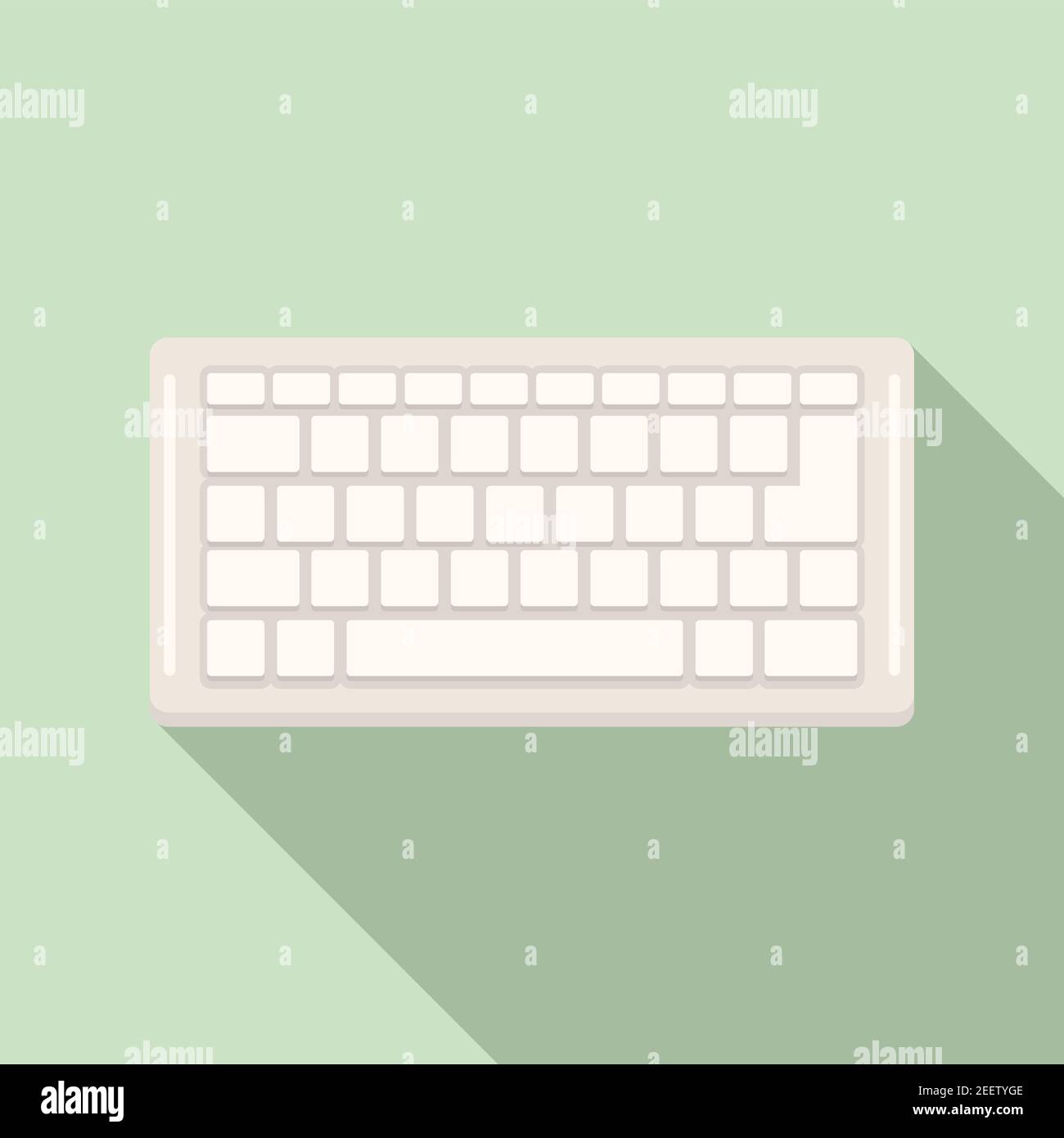 Control keyboard icon, flat style Stock Vector Image & Art - Alamy
