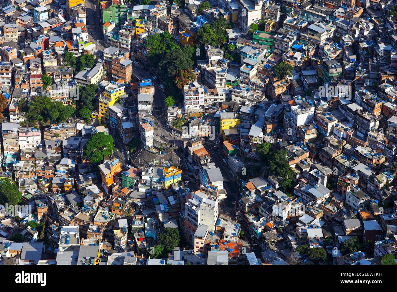 View of rocinha favela slum shanty town hi-res stock photography and ...