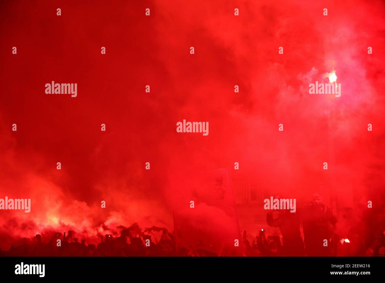 Action fans red general view football hi-res stock photography and ...