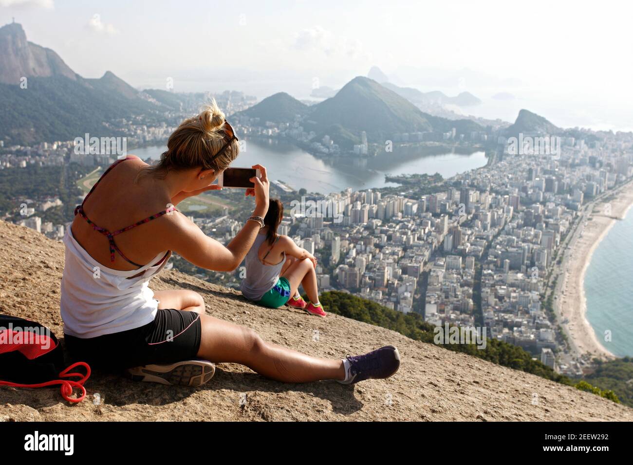 View of two brother mountain, Rio de Janeiro Stock Photo - Alamy