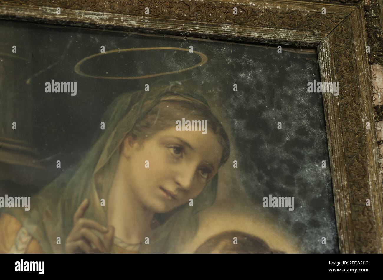 old religious painting Stock Photo - Alamy