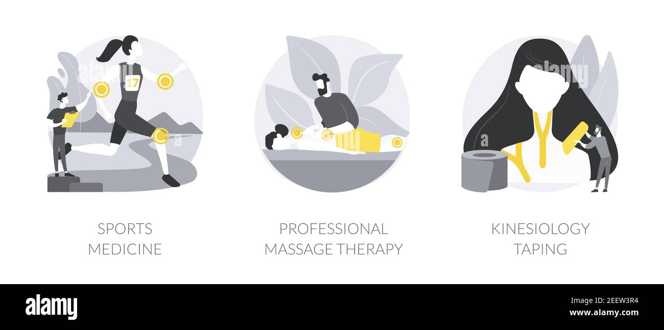 Sport healthcare abstract concept vector illustrations Stock Vector ...