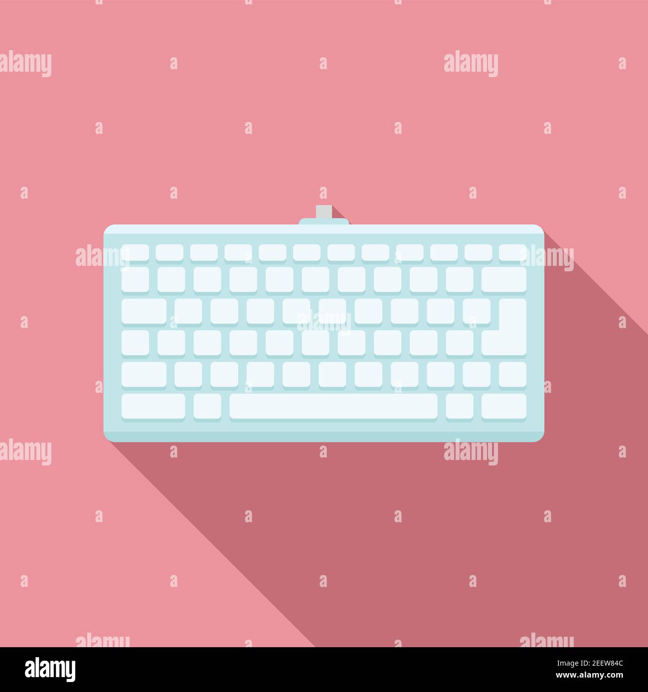 Qwerty english keyboard Stock Vector Images - Alamy