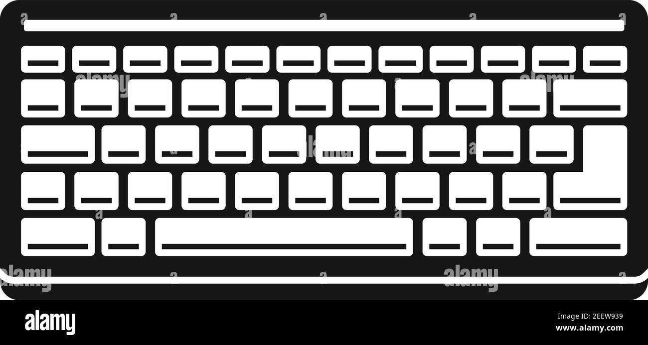 Hardware keyboard icon, simple style Stock Vector Image & Art - Alamy