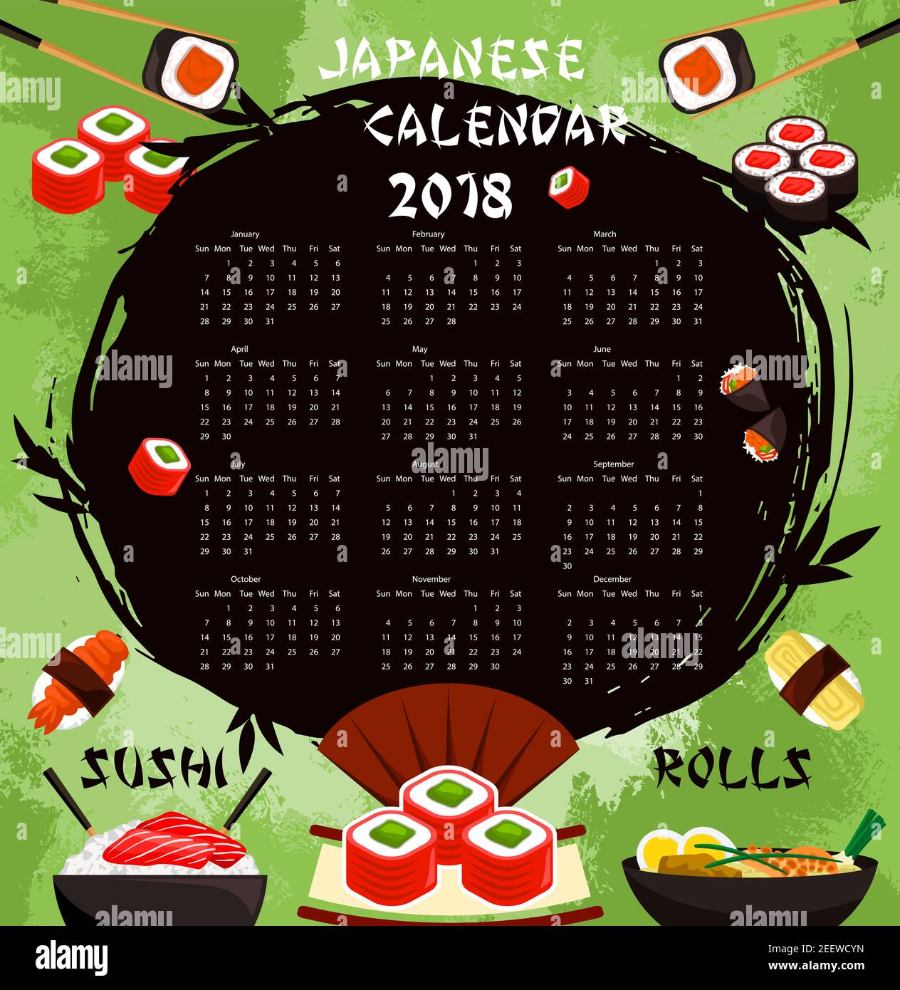 2018 rolls Stock Vector Images - Alamy