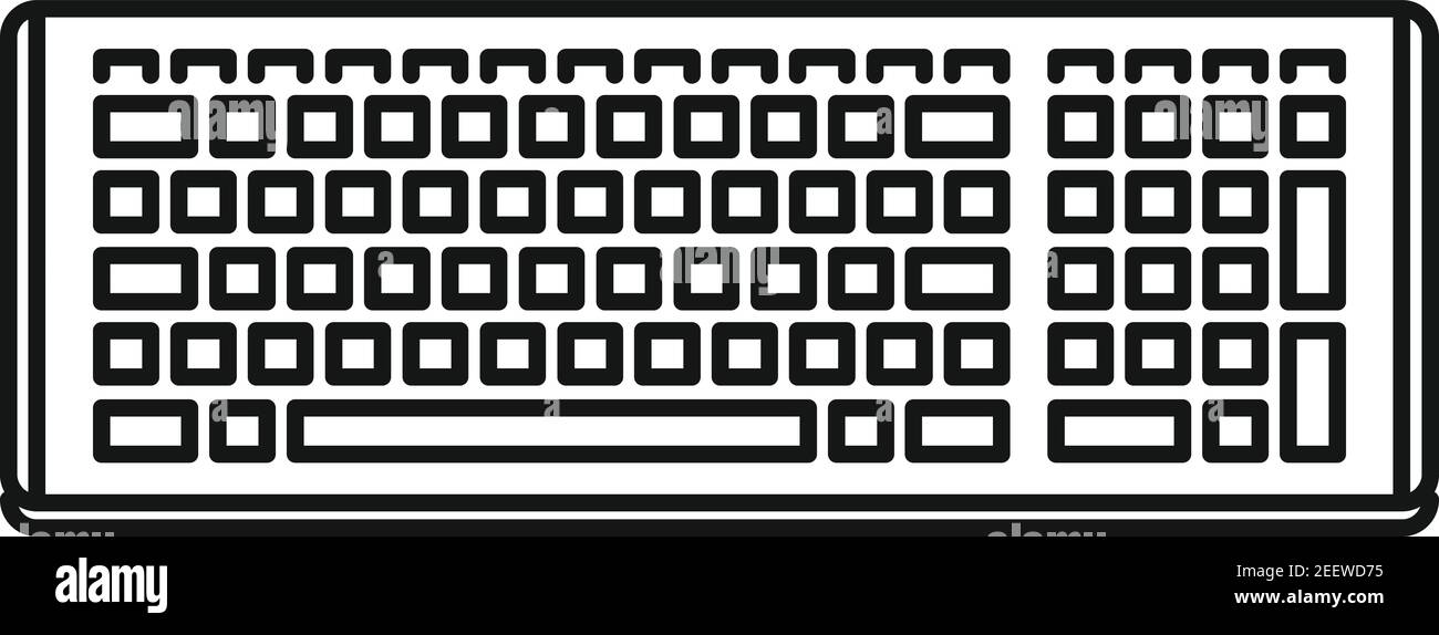 Control Keyboard Icon Outline Style Stock Vector Image And Art Alamy