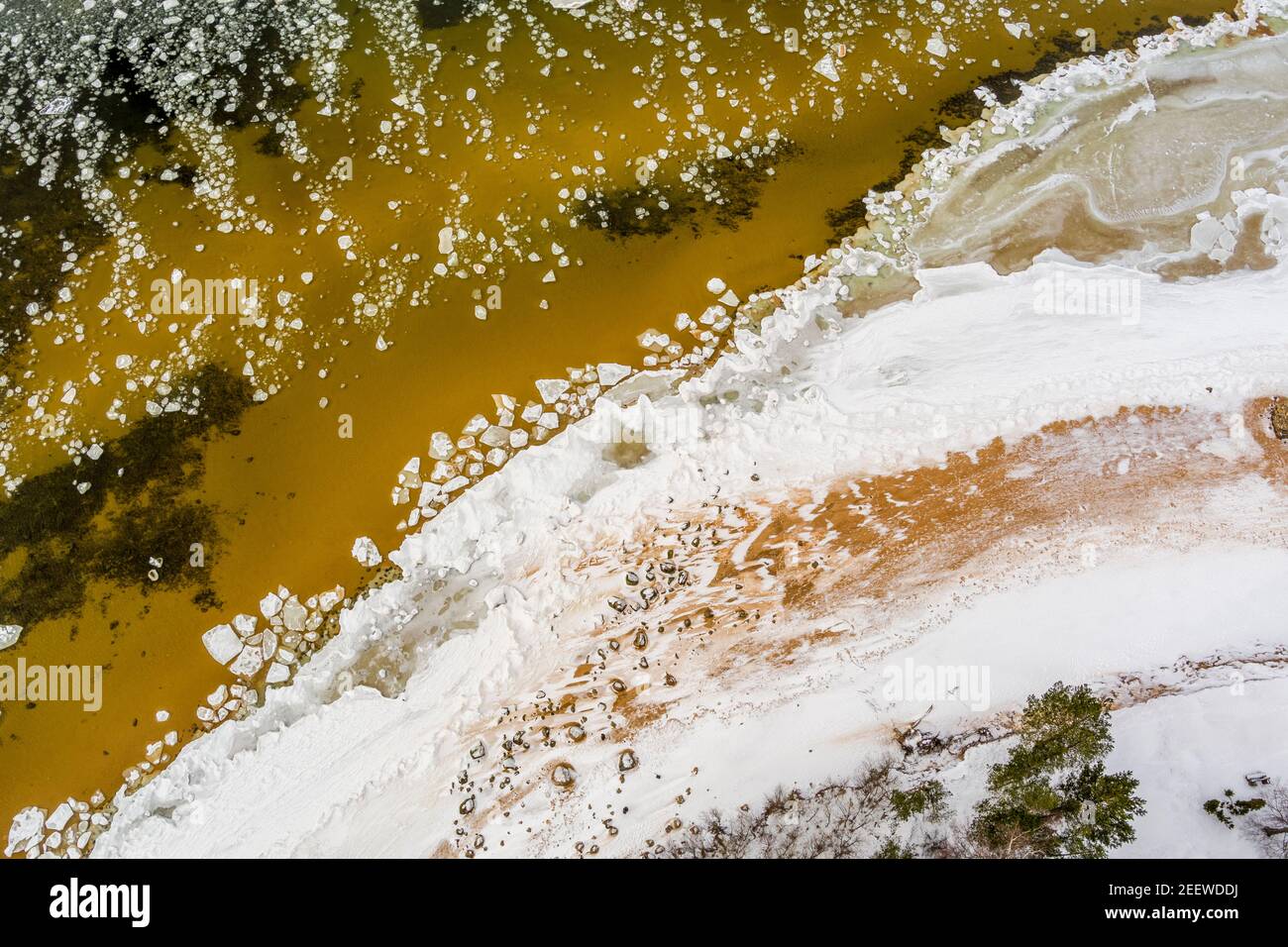 Aerial view of floating ice hi-res stock photography and images - Alamy