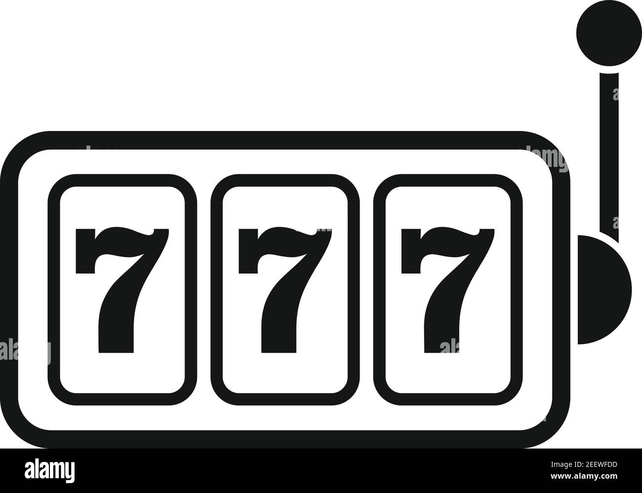 Slot machine icon, simple style Stock Vector Image & Art - Alamy