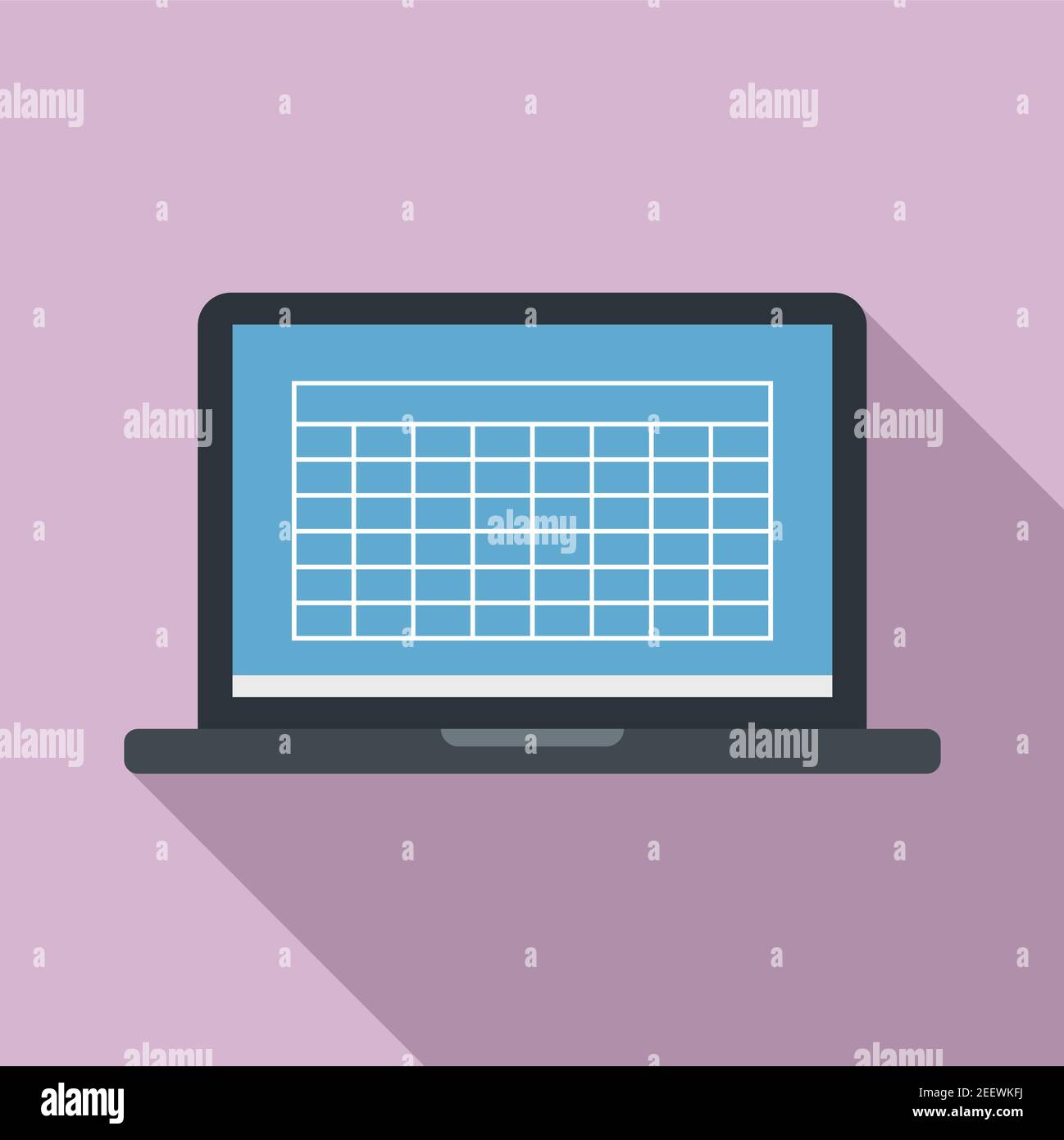 Office manager laptop icon, flat style Stock Vector Image & Art - Alamy