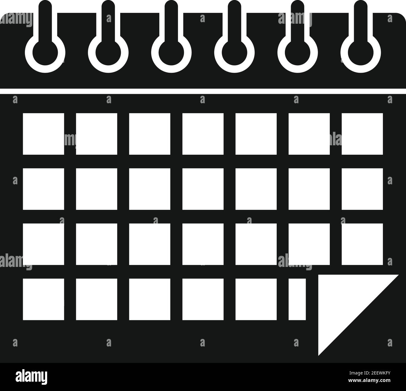 Office manager calendar icon, simple style Stock Vector Image & Art - Alamy