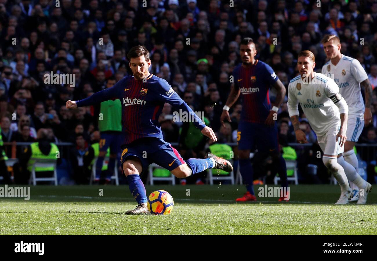Lionel messi goal real madrid hi-res stock photography and images - Alamy