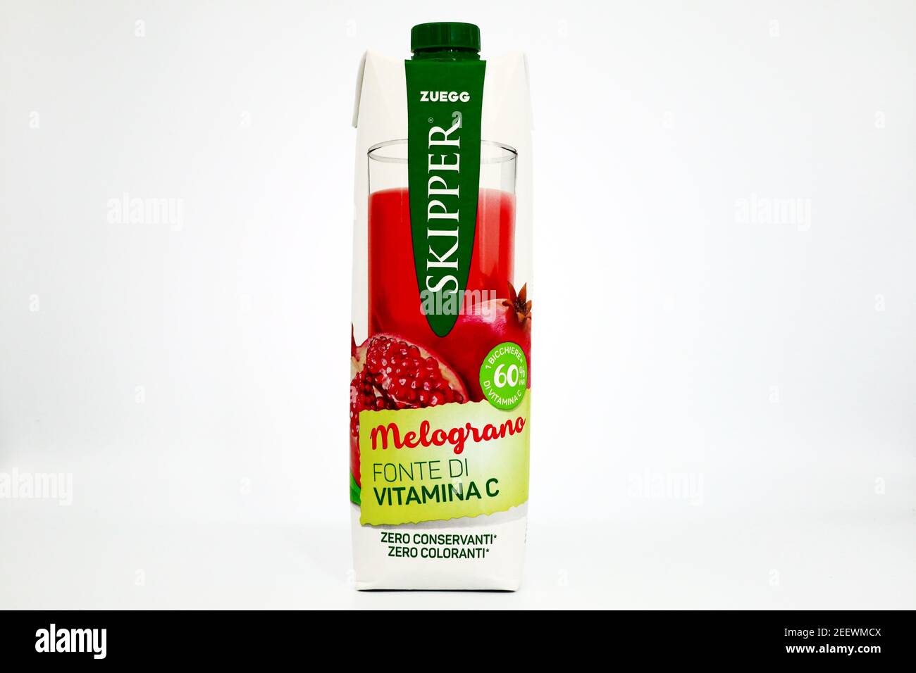 SKIPPER ZUEGG Pomegranate Fruit Juice Stock Photo - Alamy