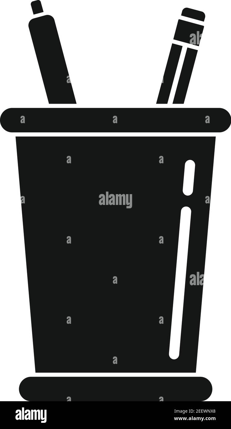 Office manager pens icon, simple style Stock Vector Image & Art - Alamy