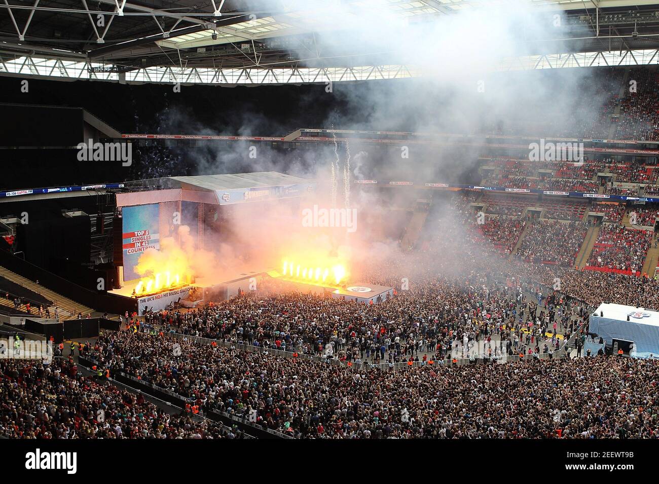 Wembley Stadium Fans Concert High Resolution Stock Photography and ...