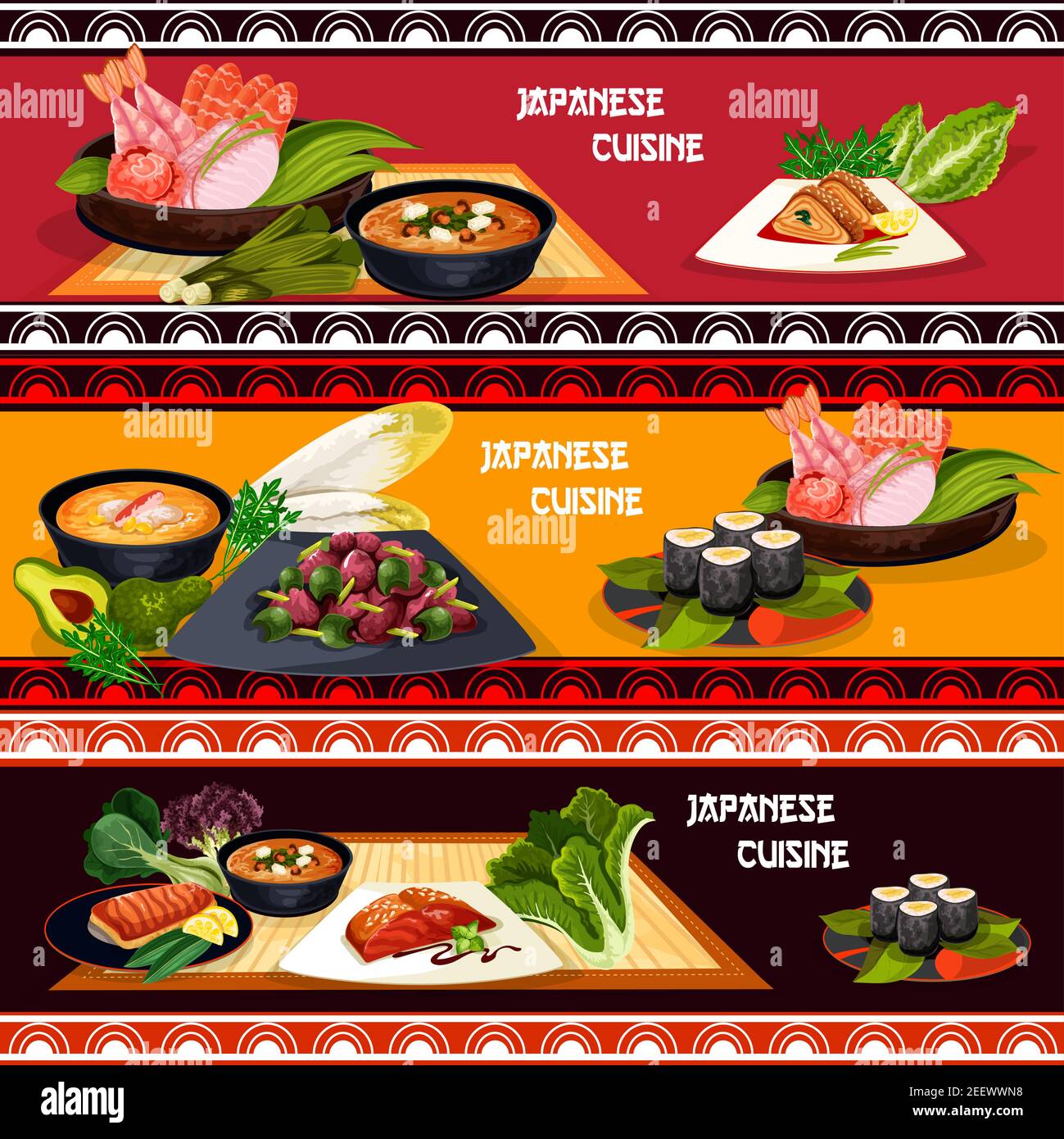 Japanese omelette rice Stock Vector Images - Alamy