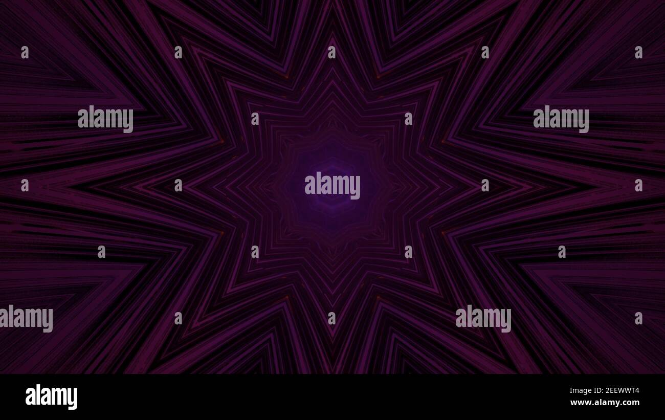 3D renderings of futuristic cool kaleidoscopic visuals in vibrant ...