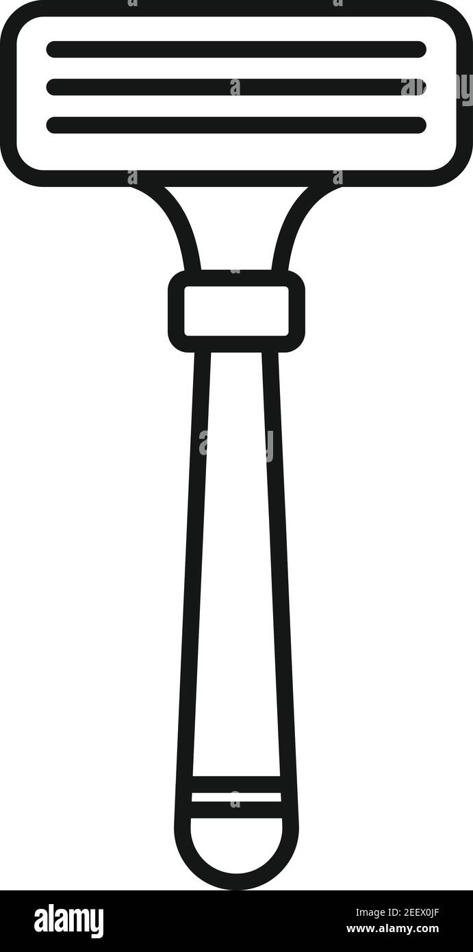 Blade razor icon, outline style Stock Vector Image & Art - Alamy