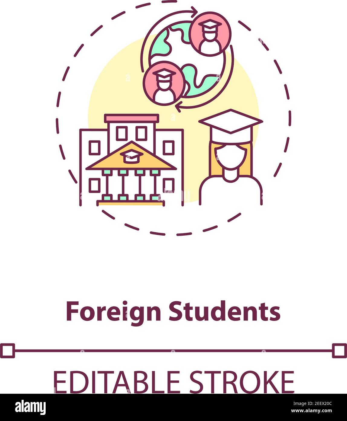 Foreign studying Cut Out Stock Images & Pictures - Alamy