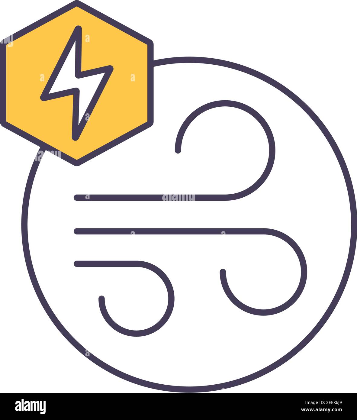 Using power of wind for energy Stock Vector Images - Alamy