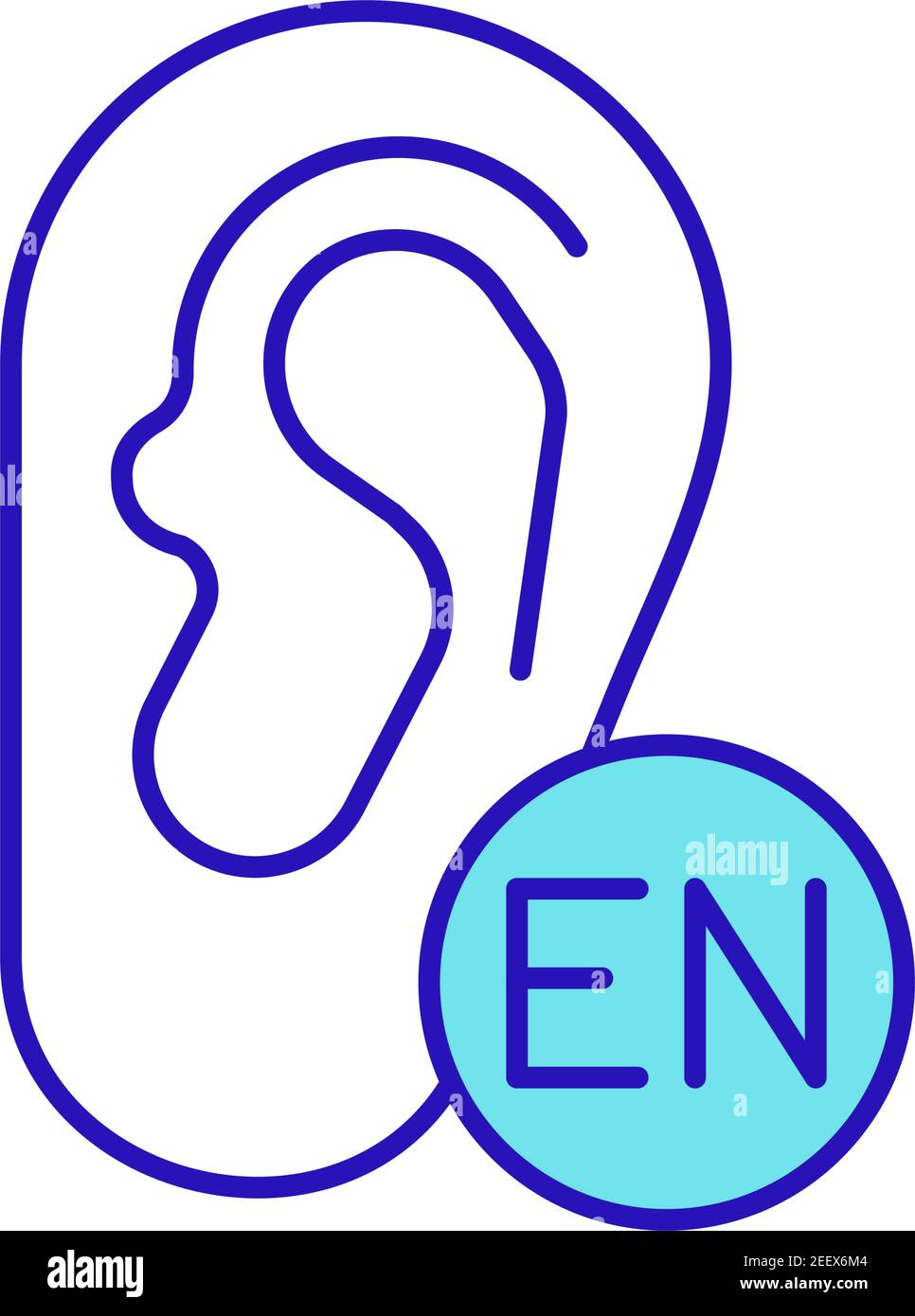 English listening Stock Vector Images - Alamy