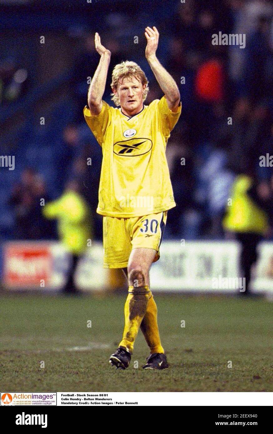 Football bolton wanderers colin hendry hi-res stock photography and ...