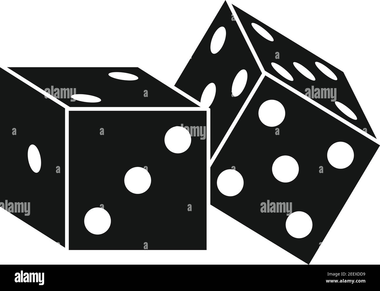 Simple game die Stock Vector Images - Alamy