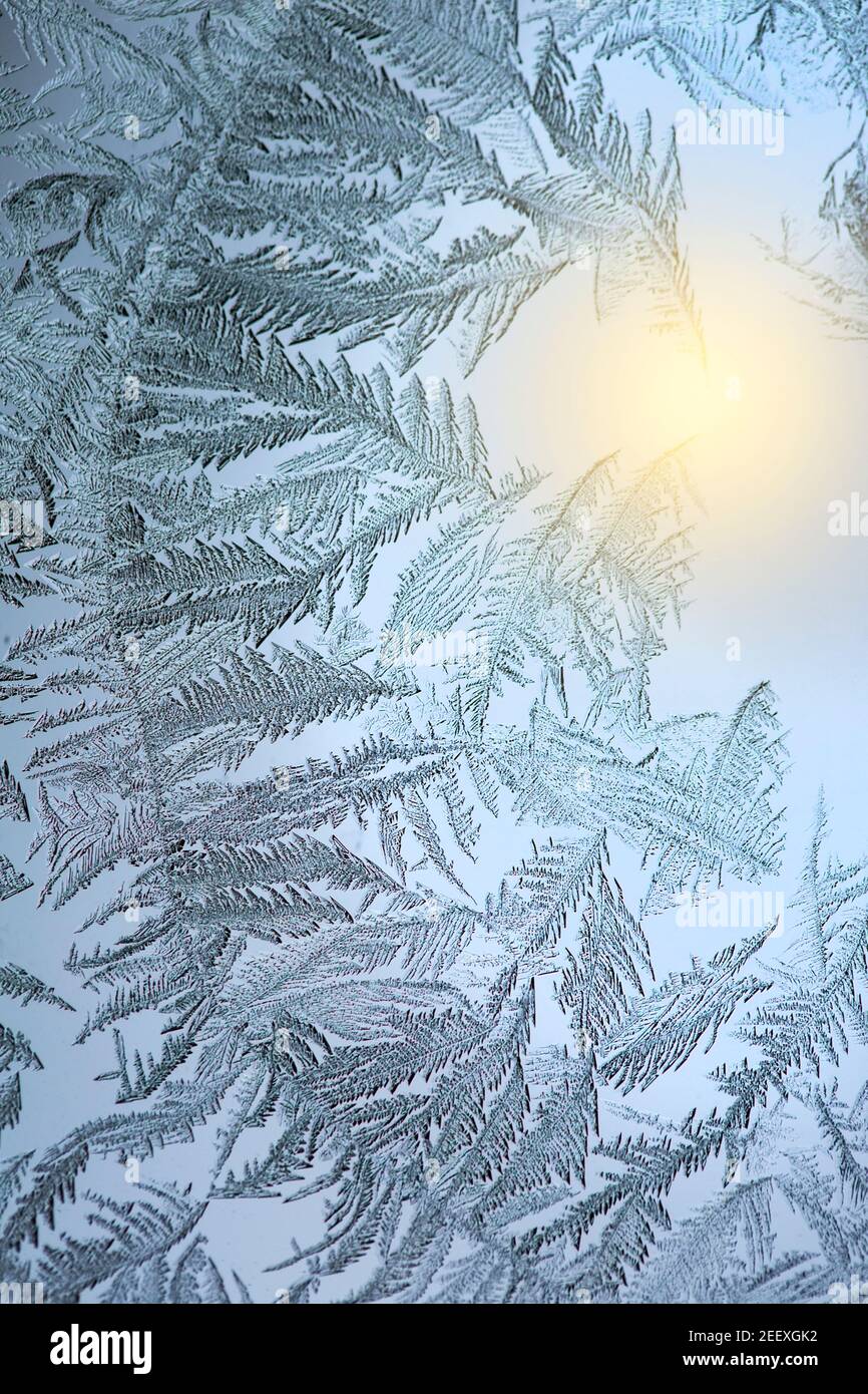 Beautiful frost pattern hi-res stock photography and images - Alamy