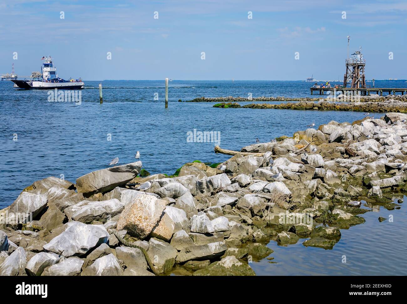 Dauphin island ferry hi-res stock photography and images - Alamy