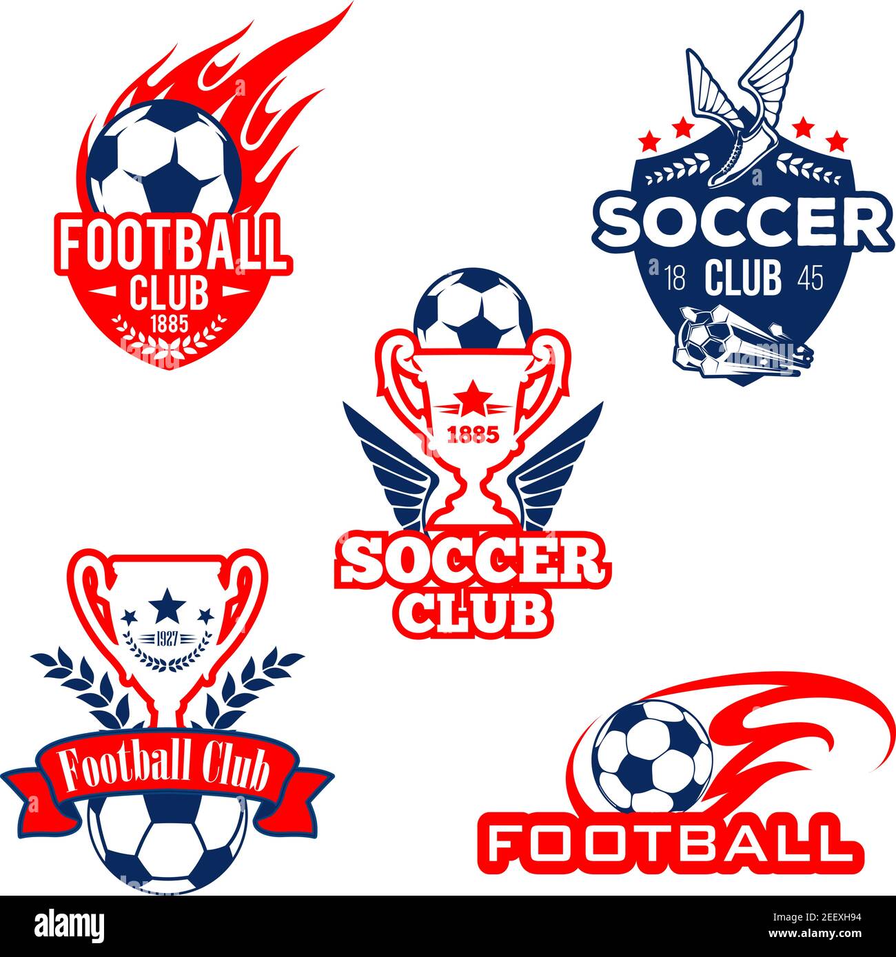 Soccer symbol wing hi-res stock photography and images - Alamy