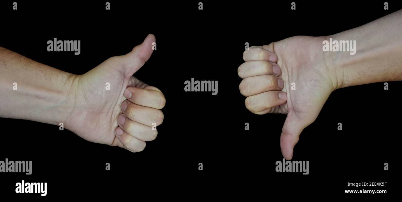 Hand pointing in the right direction. Advertising and marketing concept ...
