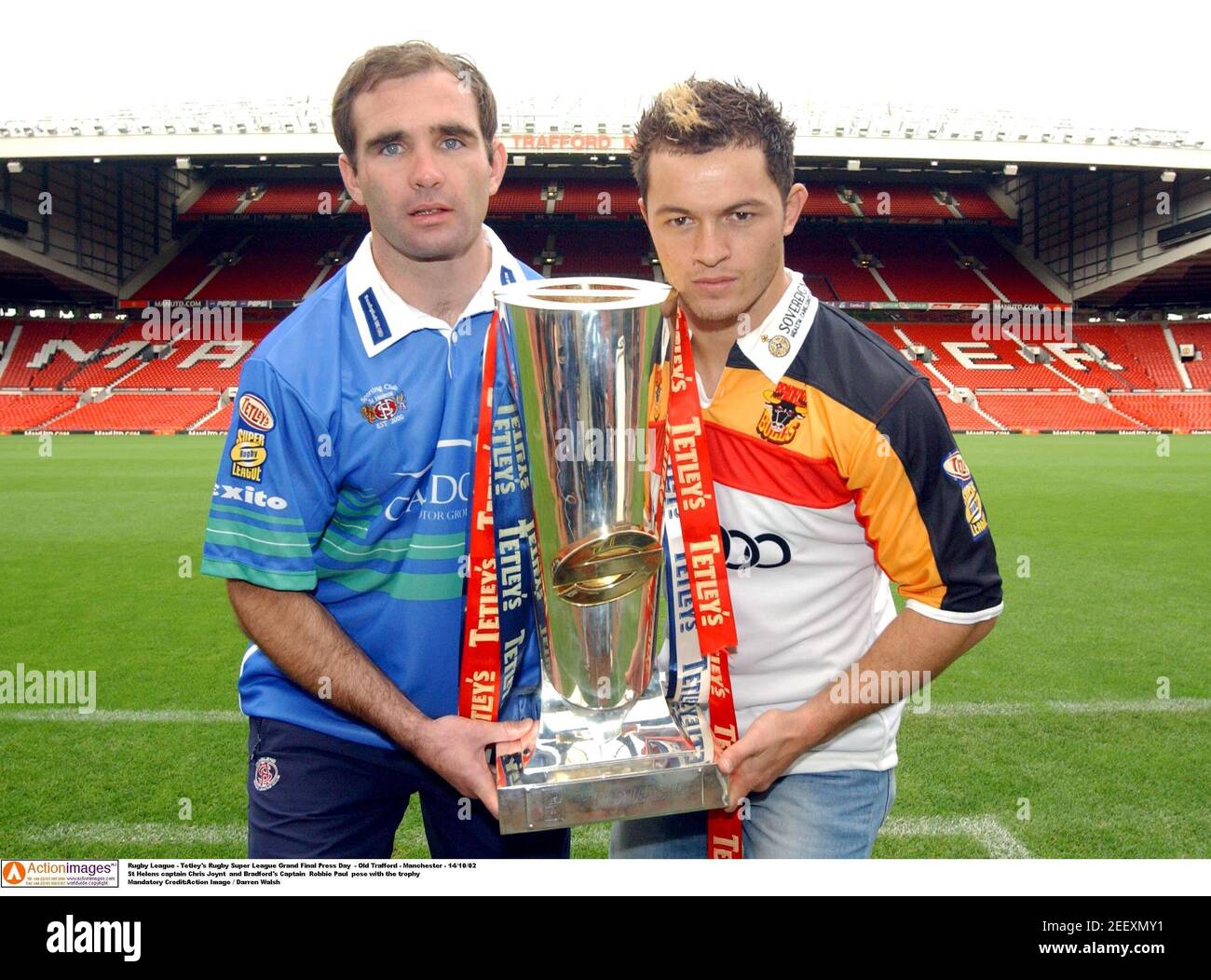 Sport rugby league trophy robbie paul hi-res stock photography and ...