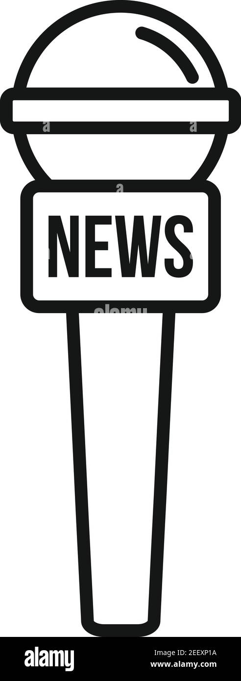 Hands microphone voice recorder Stock Vector Images - Alamy