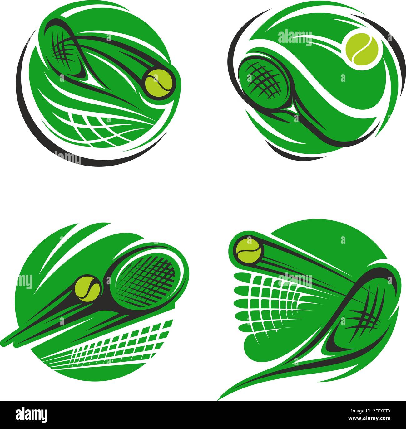 Tennis sport symbol of sporting competition. Tennis ball, racket and ...