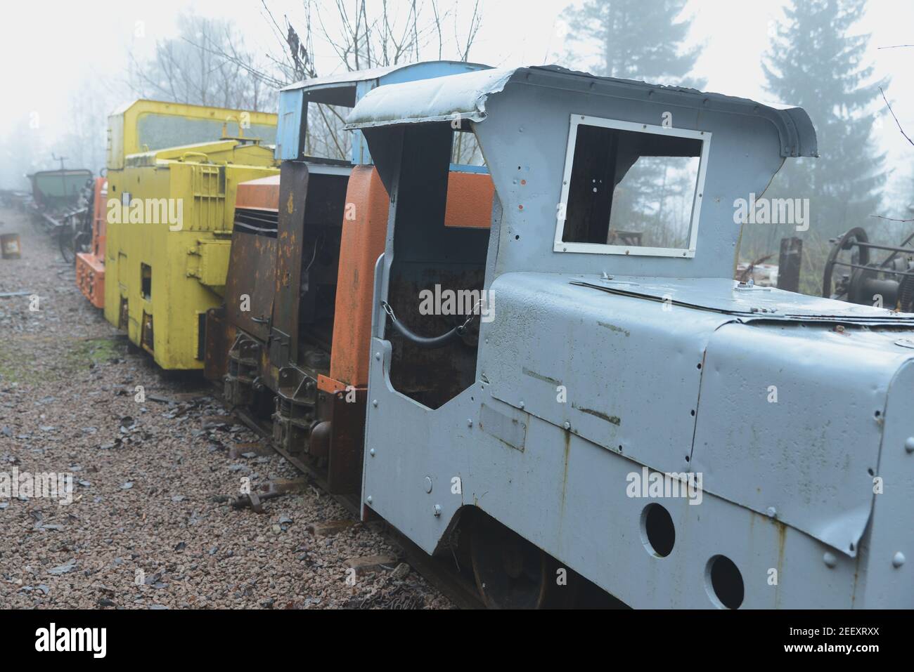 Mining locomotive hi-res stock photography and images - Alamy