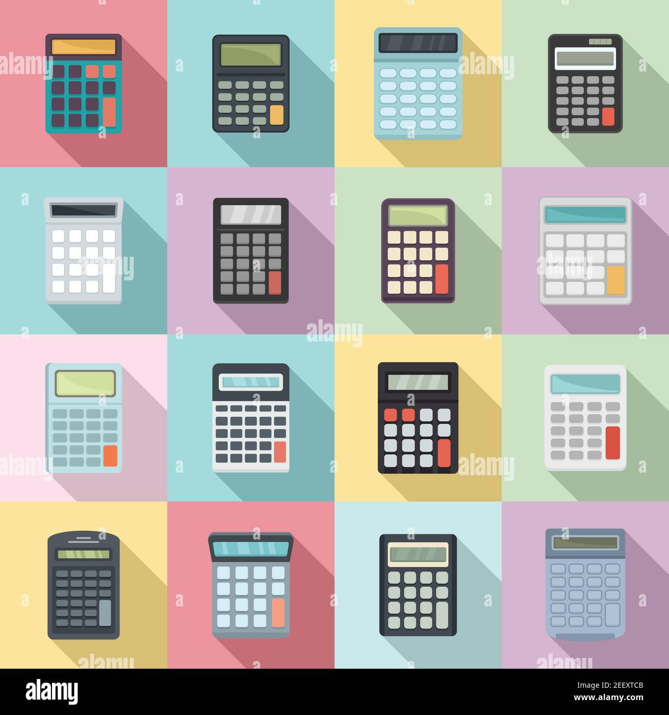 Science calculator keyboard Stock Vector Images - Alamy