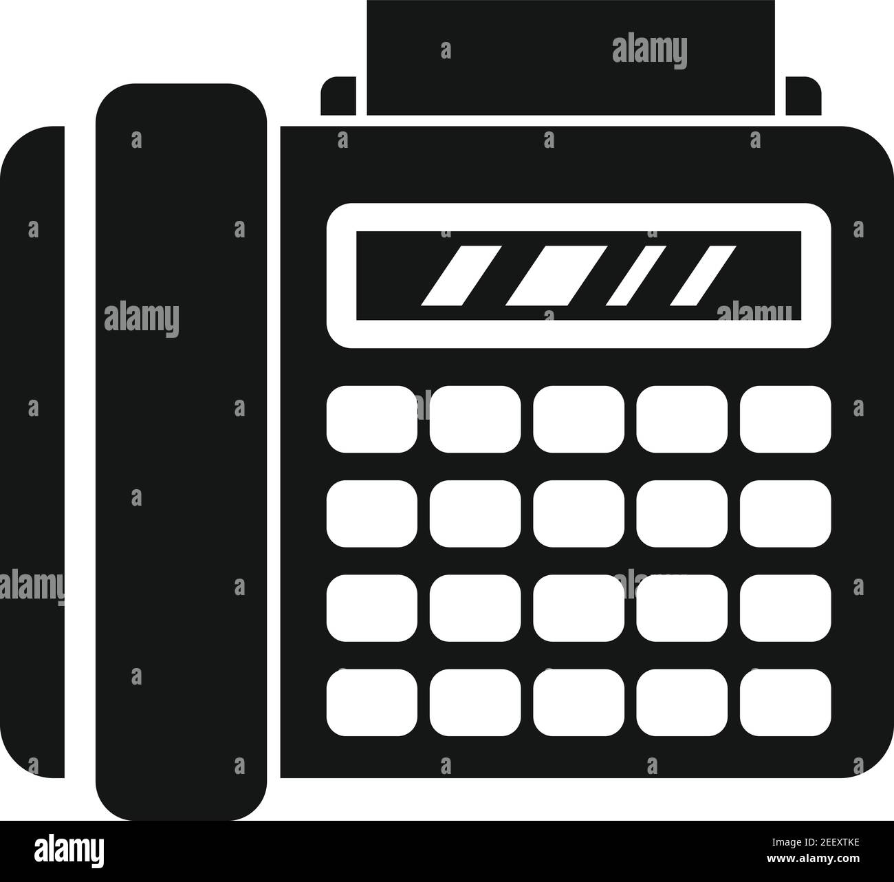 Office manager telephone icon, simple style Stock Vector Image & Art ...